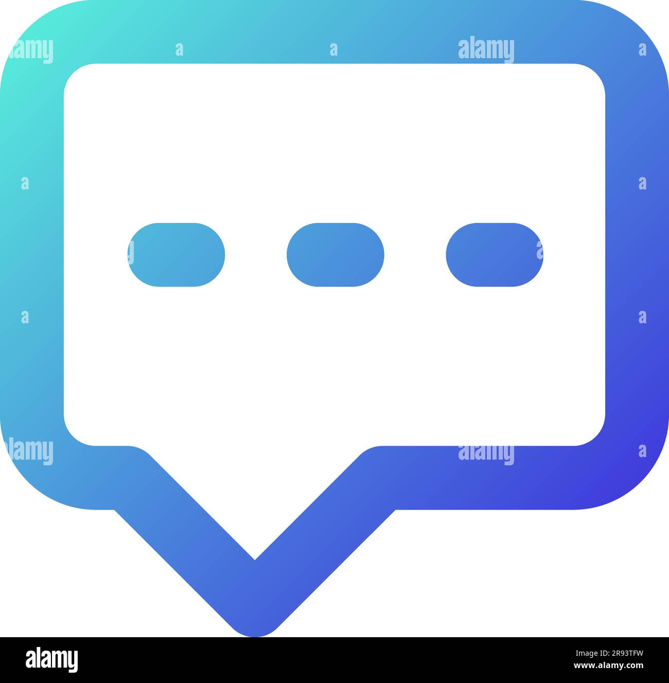 Typing message pixel perfect gradient linear ui icon Stock Vector Image & Art - Alamy