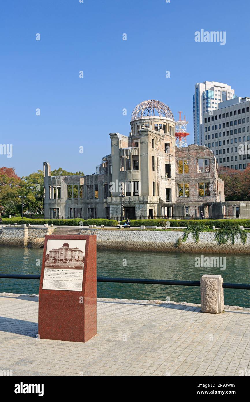 Hiroshima Peace Park Memorial Park and Atomic Bomb Dome Stock Photo - Alamy