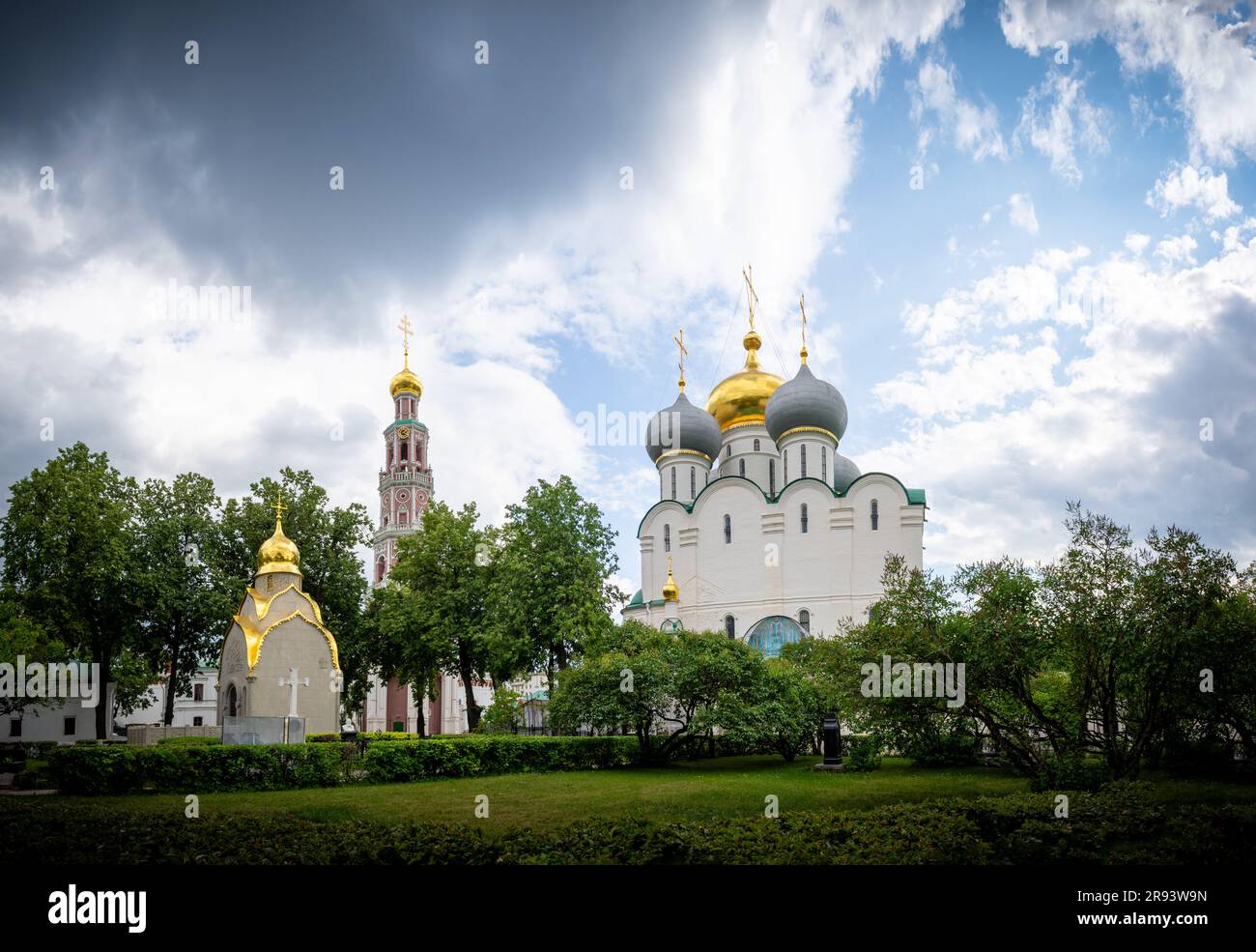 Cathedral of Our Lady of Smolensk, octogonal bell tower and funeral ...