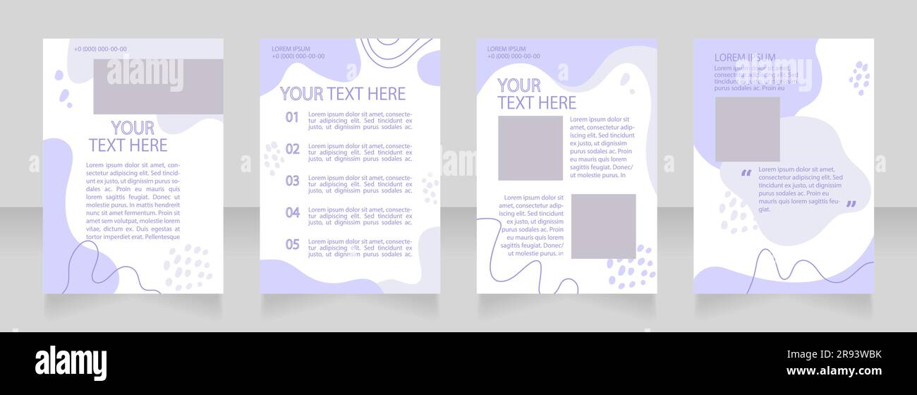 Company introduction blank brochure layout design Stock Vector Image ...