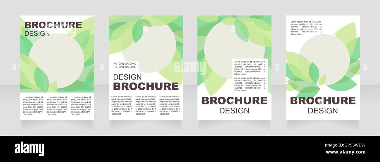 Environment blank brochure layout design Stock Vector Image & Art - Alamy