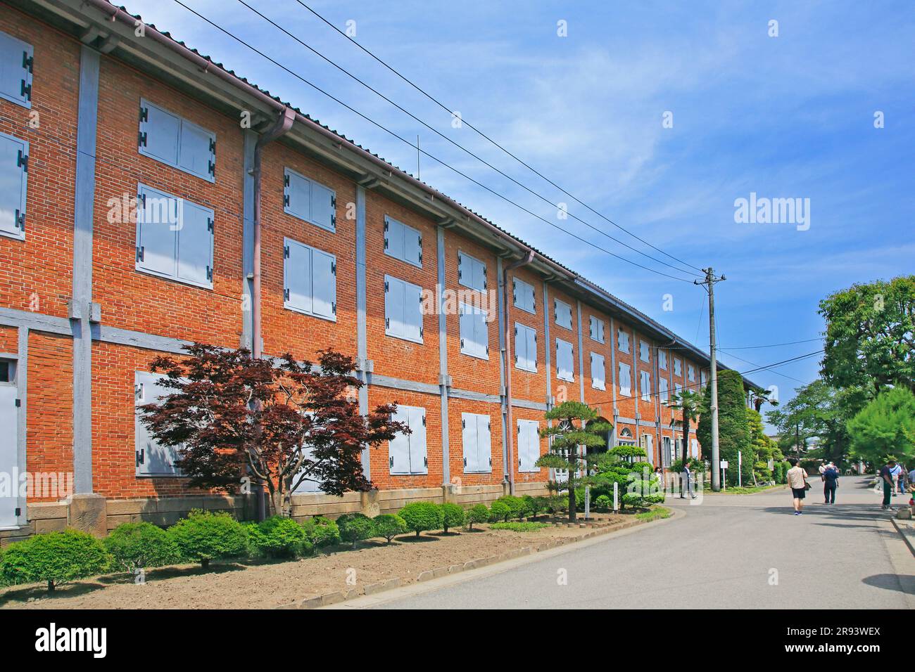East cocoon warehouse of Tomioka Silk Mill Stock Photo - Alamy