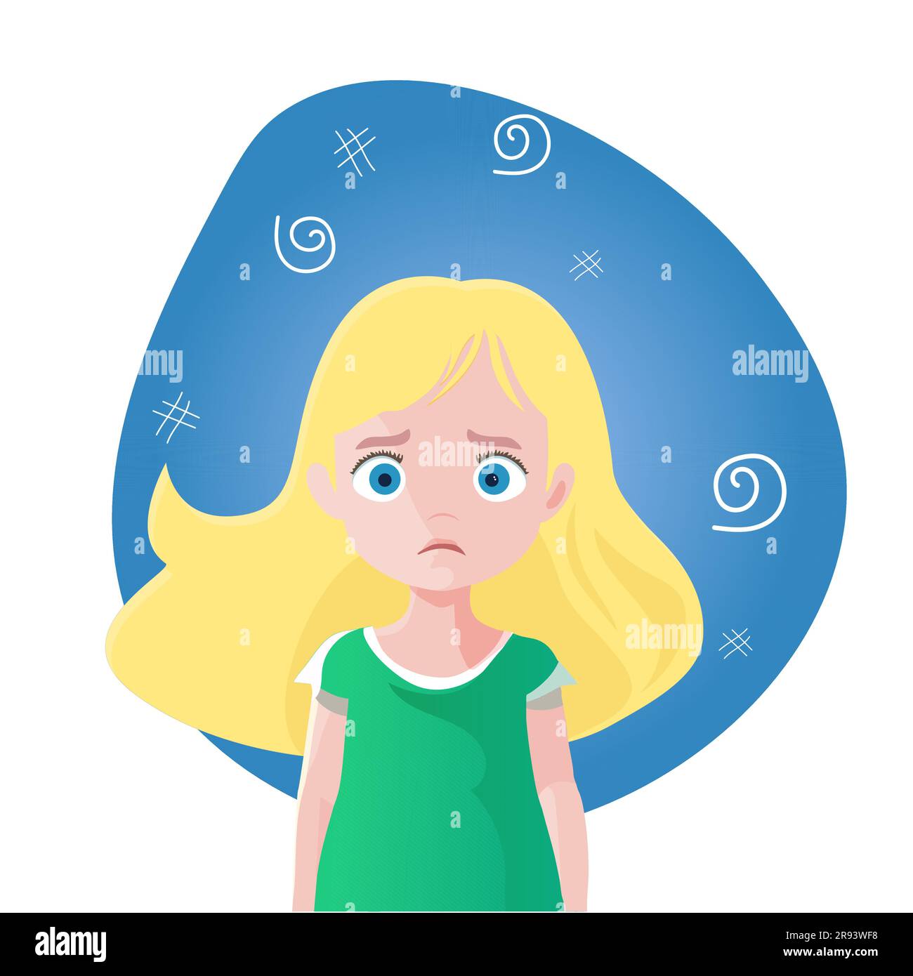 sad girl white isolated background Stock Vector Image & Art - Alamy sad girl white isolated background Stock Vector Image & Art - Alamy