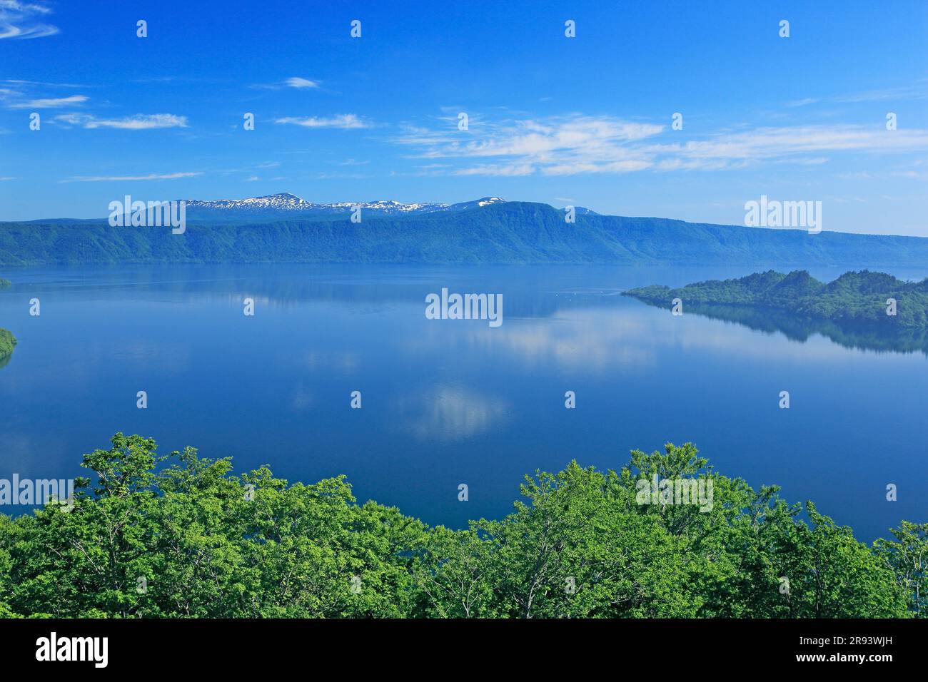 Lake Towada seen from Hakkatoge observatory Stock Photo - Alamy