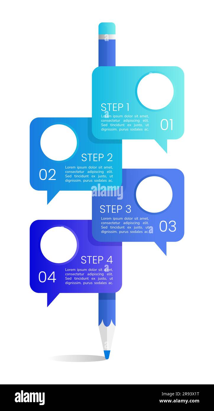 Writing test for language learning blue infographic chart design ...