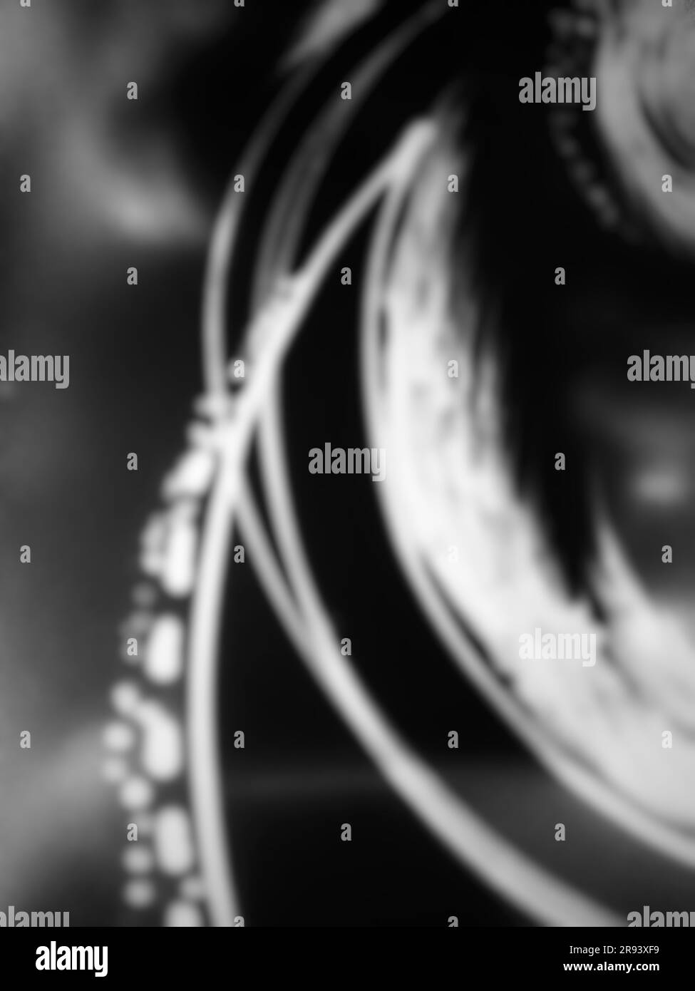 Free hand drawing in black and white abstract feeling Stock Photo - Alamy