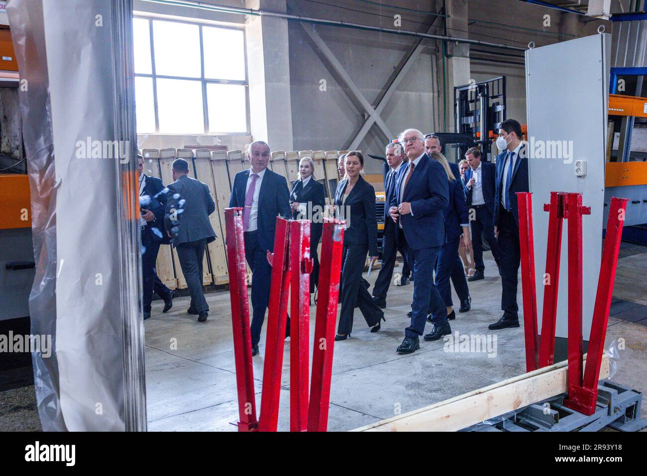 Bischkek, Kyrgyzstan. 23rd June, 2023. German President Frank-Walter ...