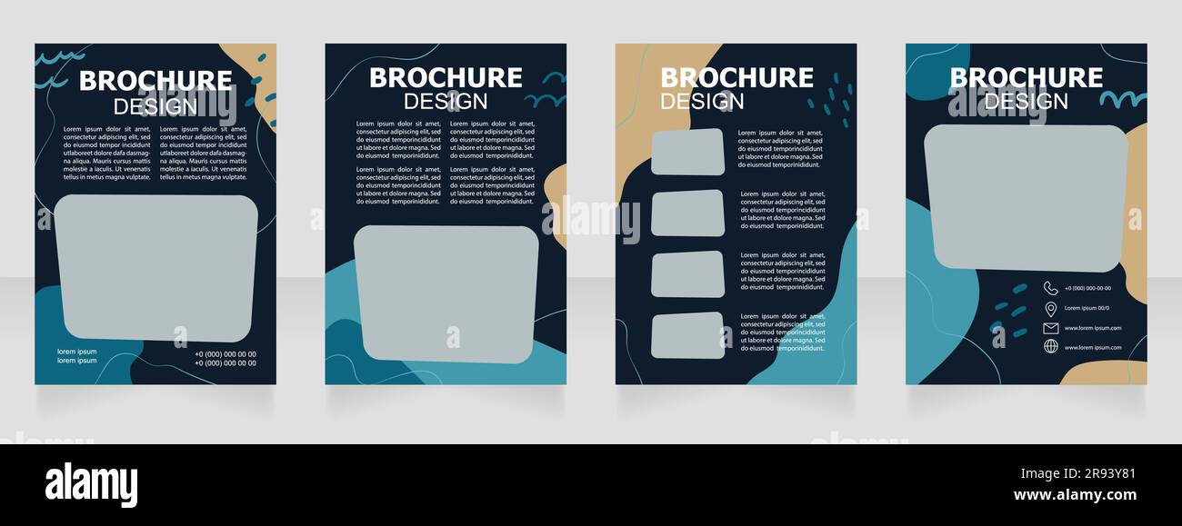 Blank Brochure Design Templates