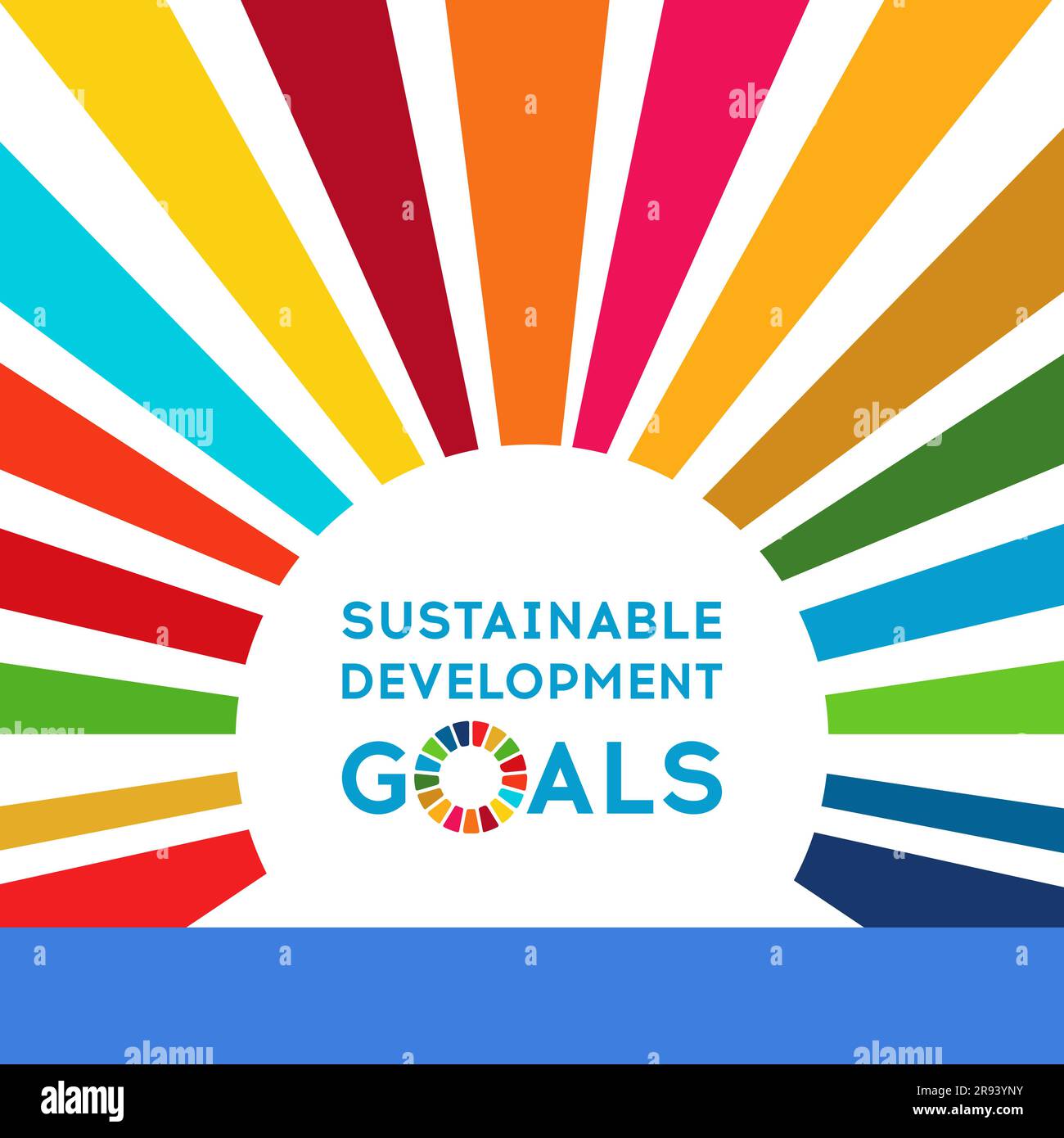 Sustainable Development Global Goals. Abstract Brochure design. Vector ...