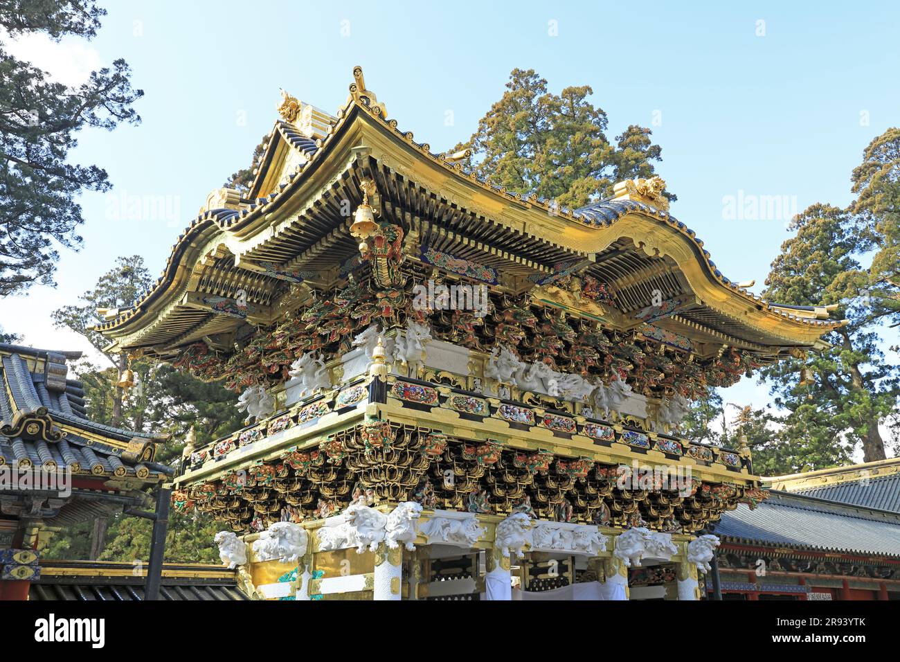Yomeimon Gate of Nikko Toshogu Stock Photo - Alamy