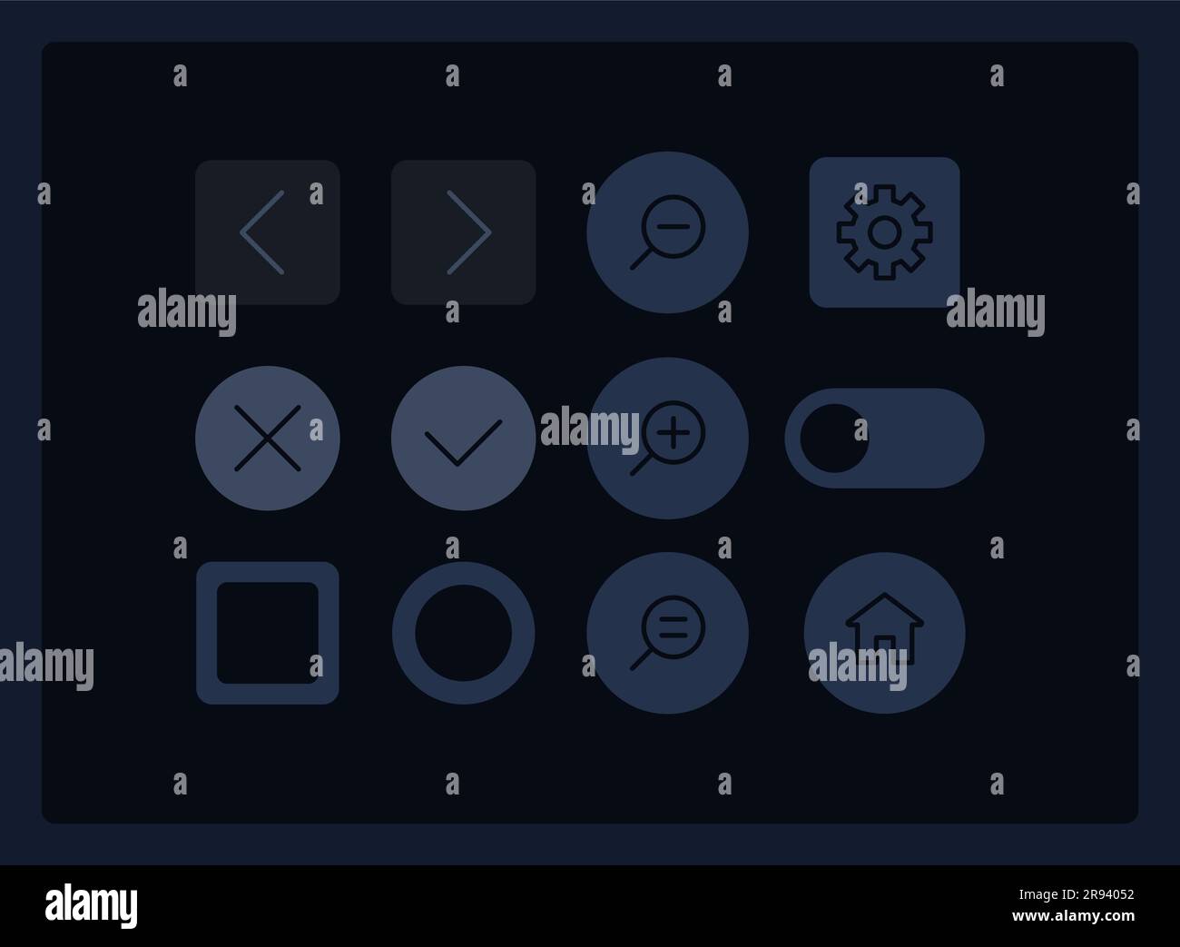 Software UI elements kit Stock Vector Image & Art - Alamy
