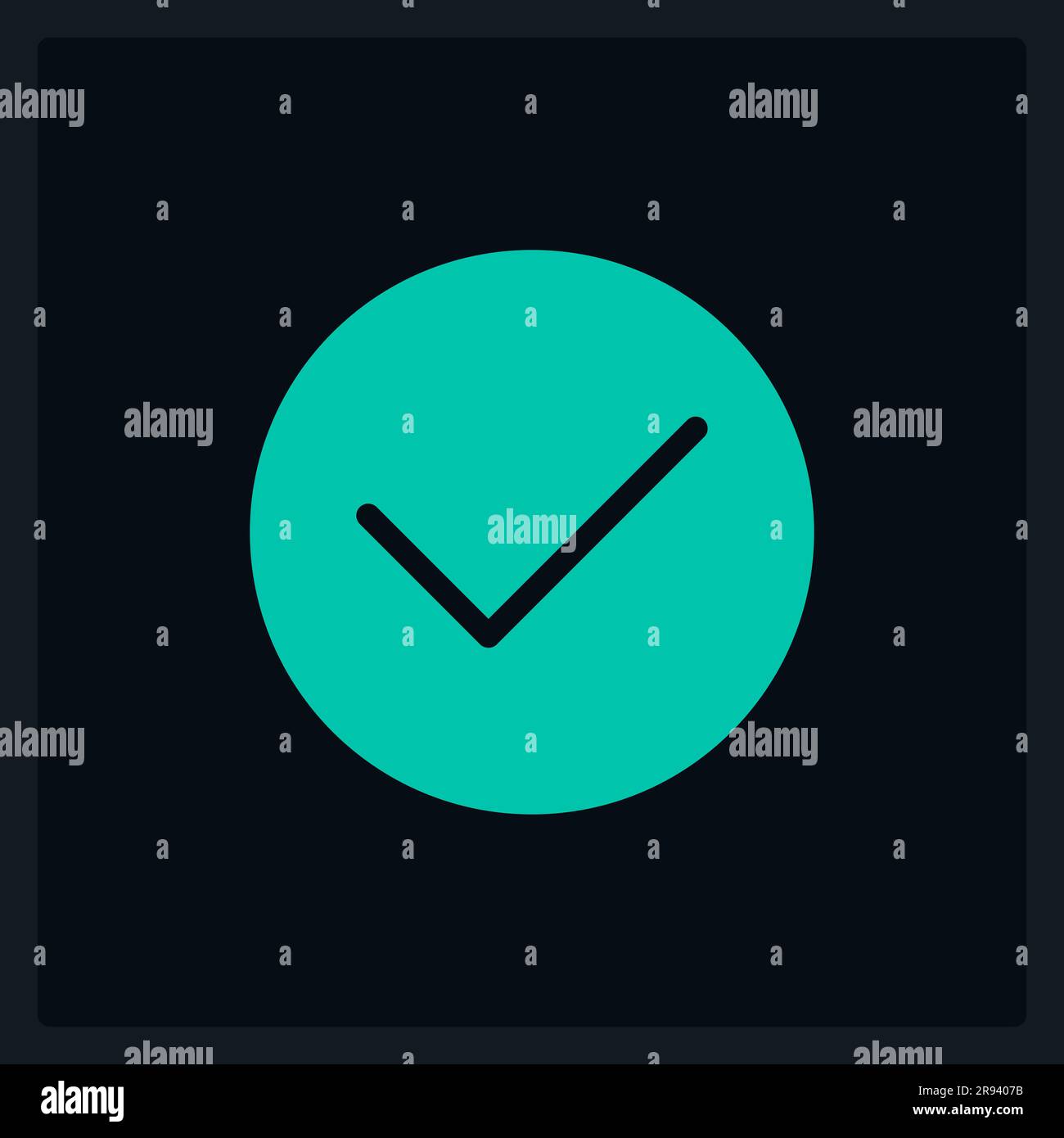 Active Success Button Ui Element Template Editable Isolated Vector Dashboard Component Flat