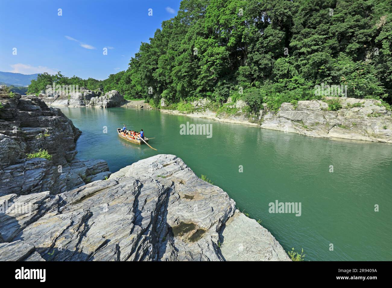 Nagatoro Line Rafting Stock Photo - Alamy