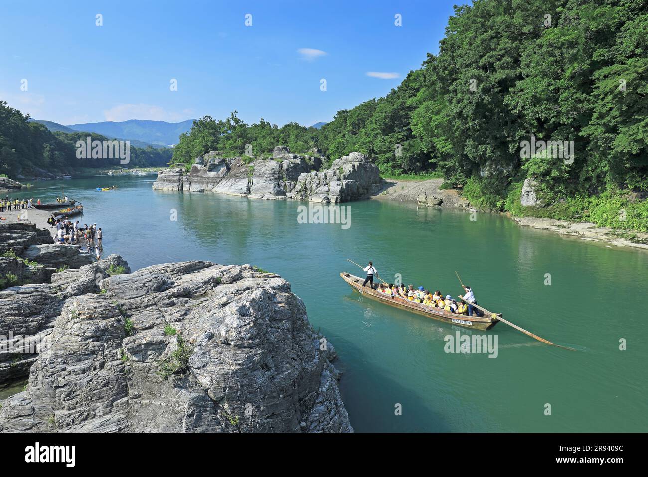 Nagatoro Line Rafting Stock Photo - Alamy