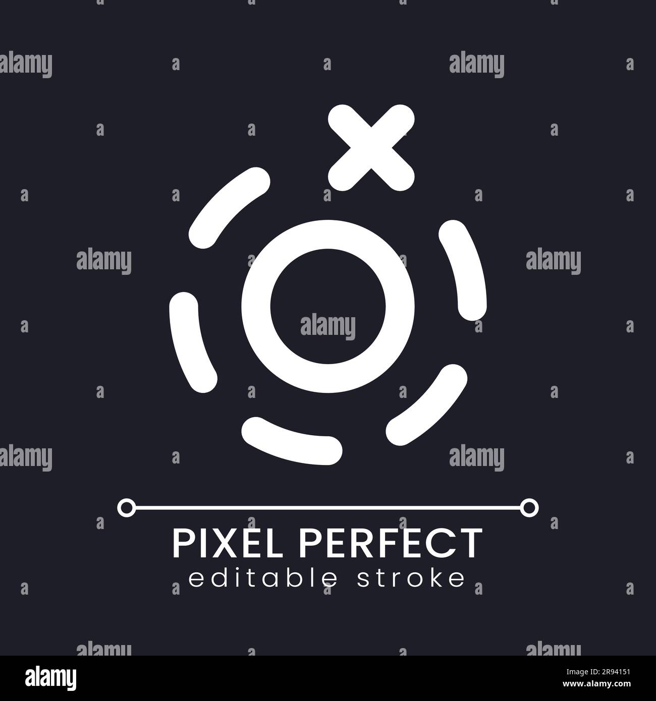 Remove breathe animation pixel perfect white linear ui icon for dark theme Stock Vector Image ...