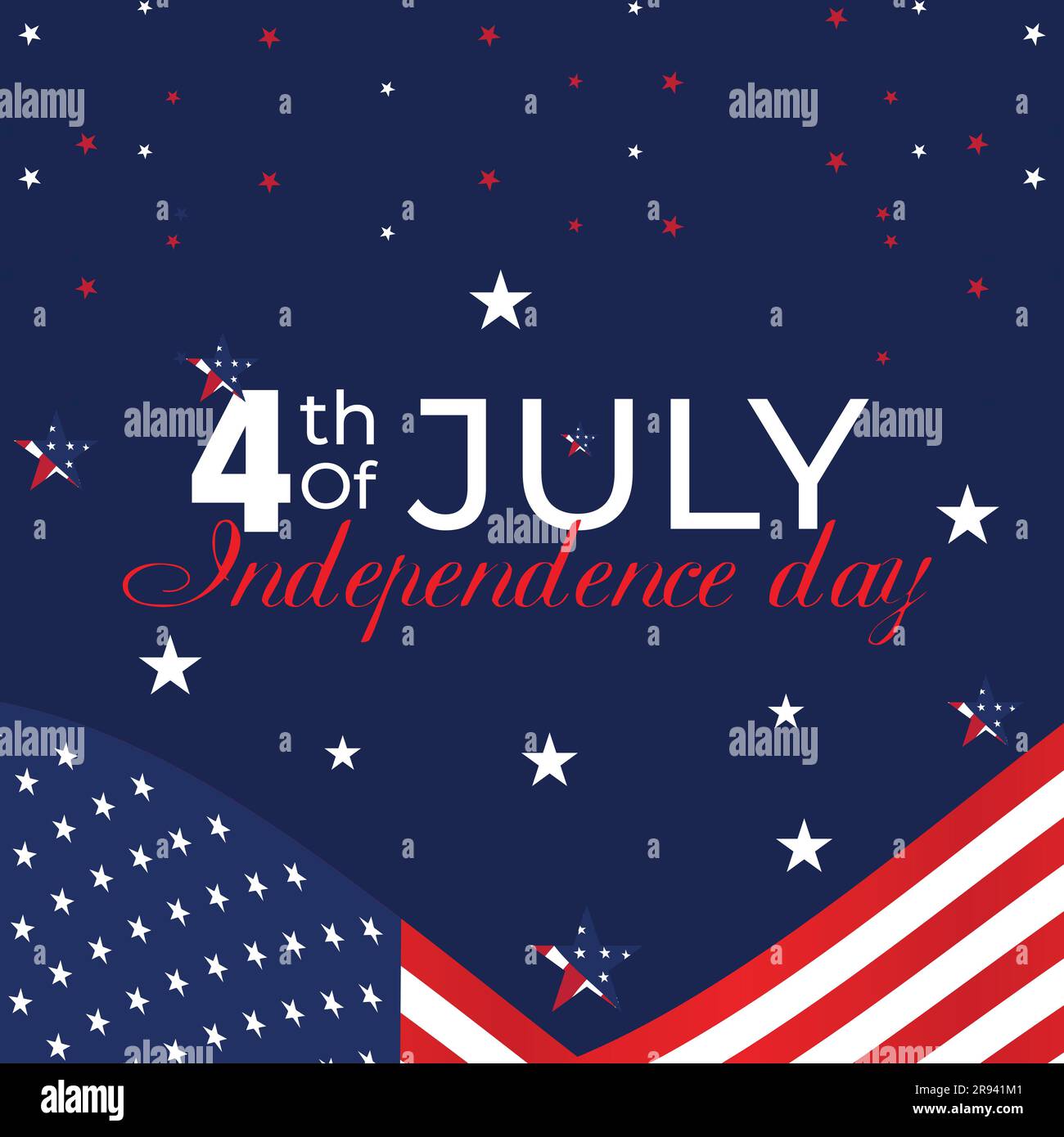 Happy 4th of July. Fourth July Independence Day USA. Independence Day ...