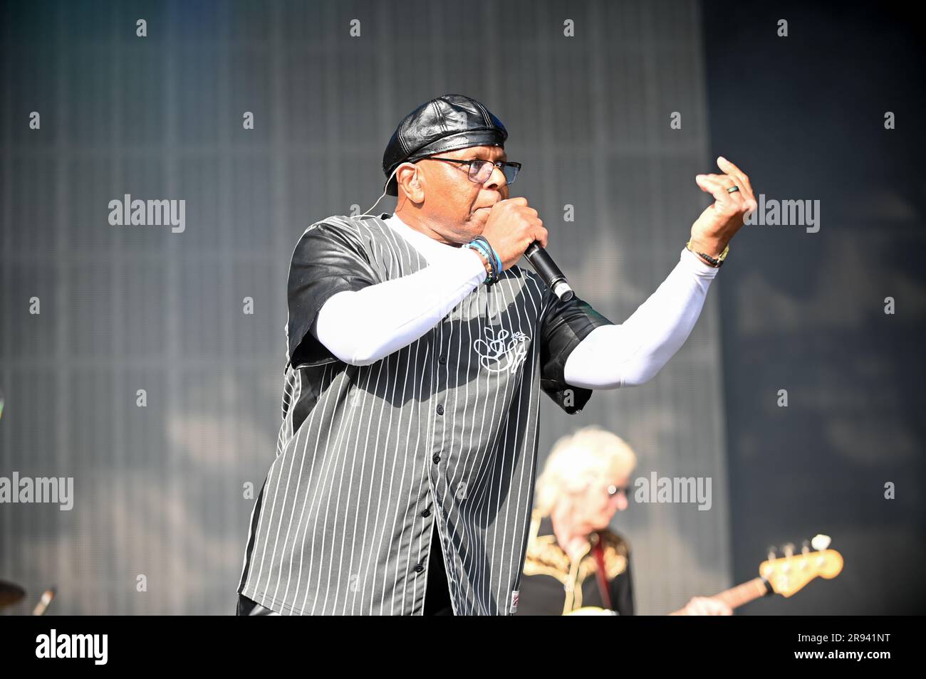 Dave Smith of The Real Thing British band performs at Lets Rock Leeds ...