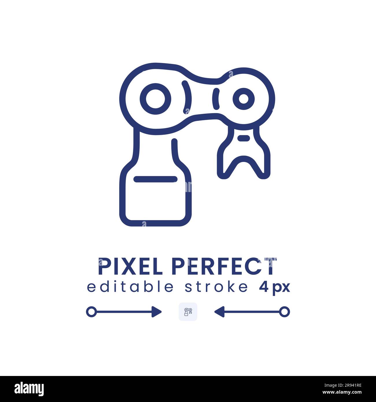Mechanical arm linear desktop icon Stock Vector Image & Art - Alamy
