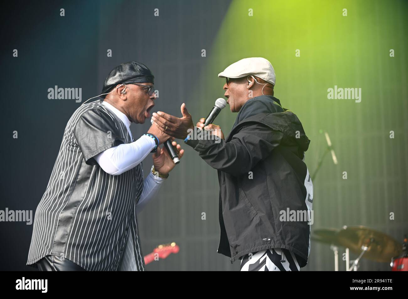 Chris Amoo and Dave Smith of The Real Thing British band perform at ...