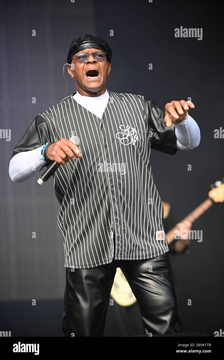 Dave Smith of The Real Thing British band performs at Lets Rock Leeds ...