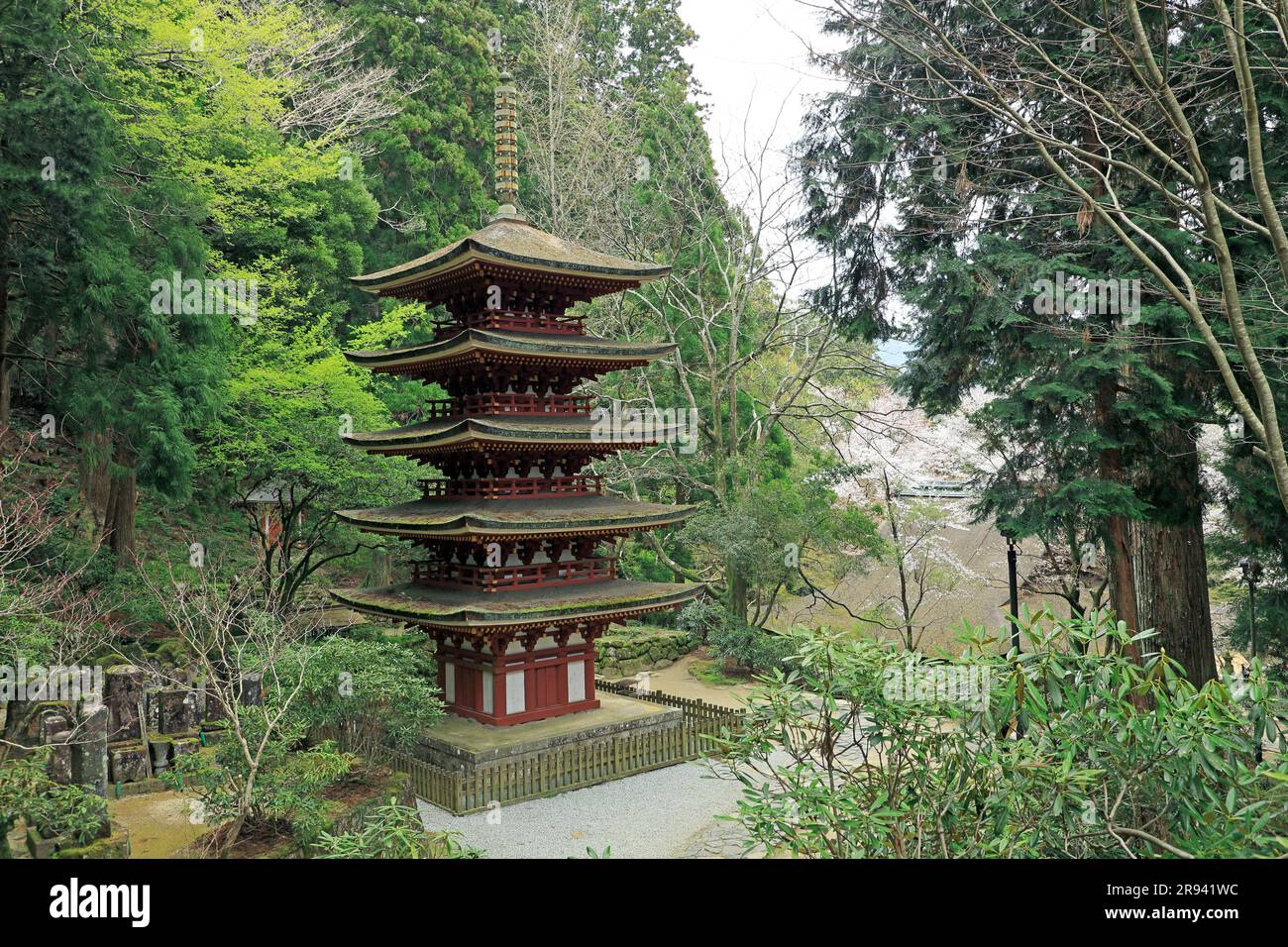 Five storied temple hi-res stock photography and images - Alamy