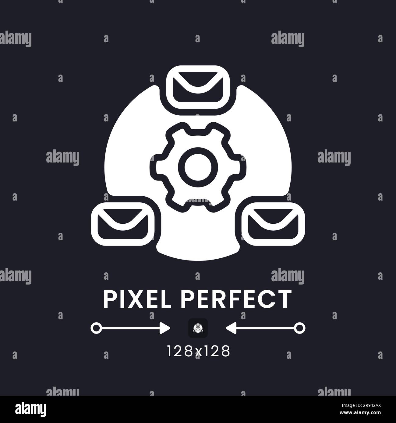 Optimization icon solid icon Stock Vector Images - Alamy