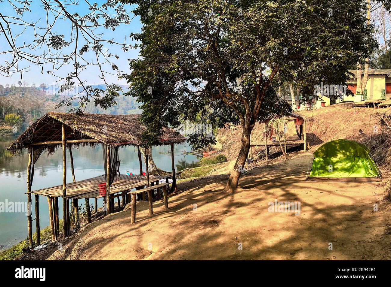 A beautiful shot of scenery around Kaptai National Park in Bangladesh ...