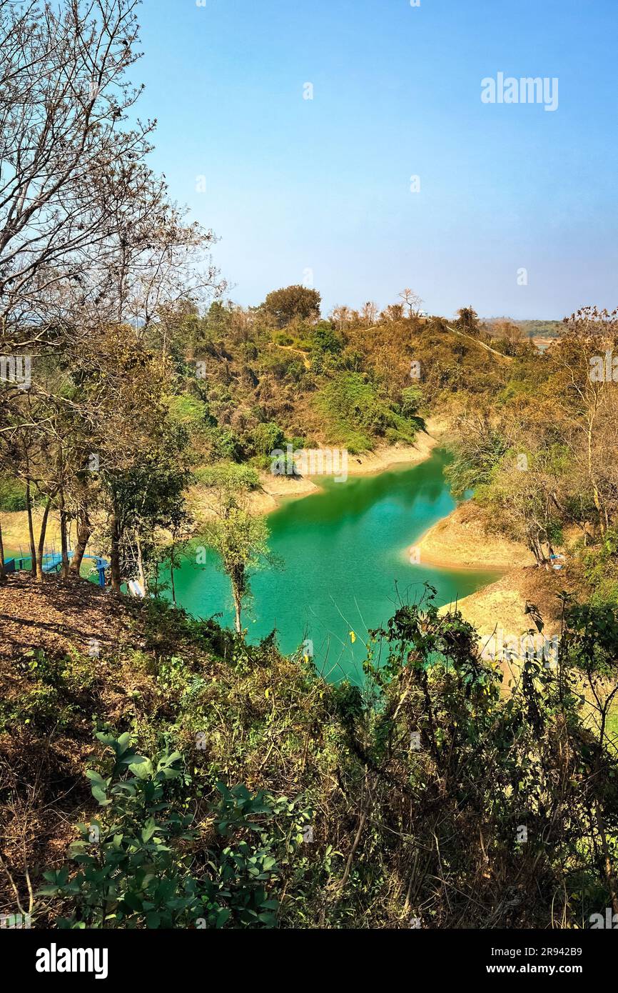 A beautiful shot of scenery around Kaptai National Park in Bangladesh ...