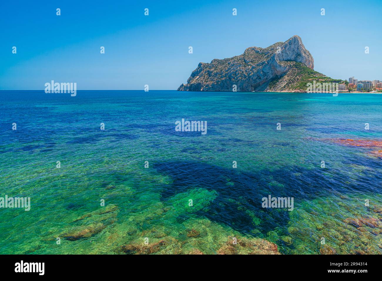 Summer in spain calpe hi-res stock photography and images - Alamy