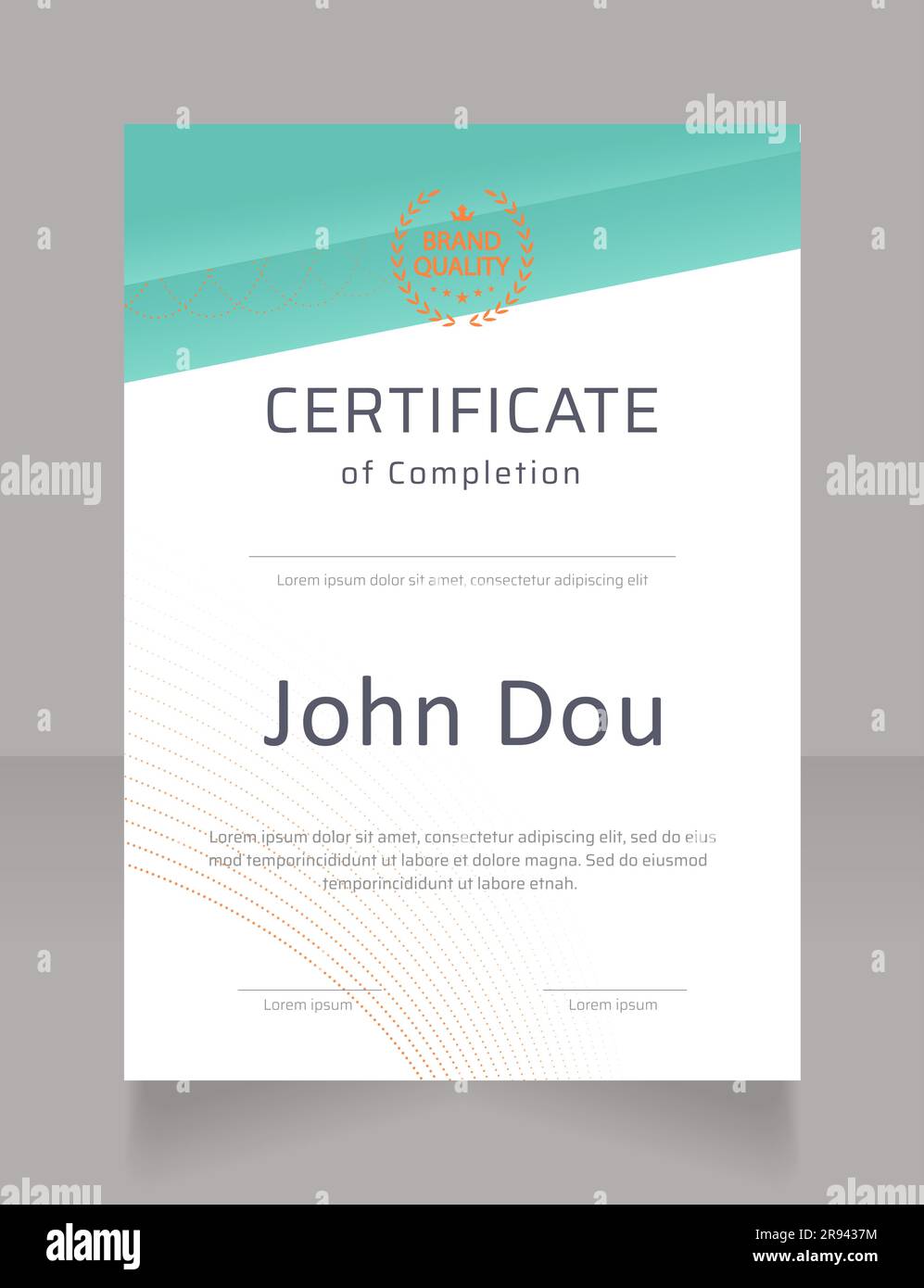 Master class completion certificate design template Stock Vector Image ...