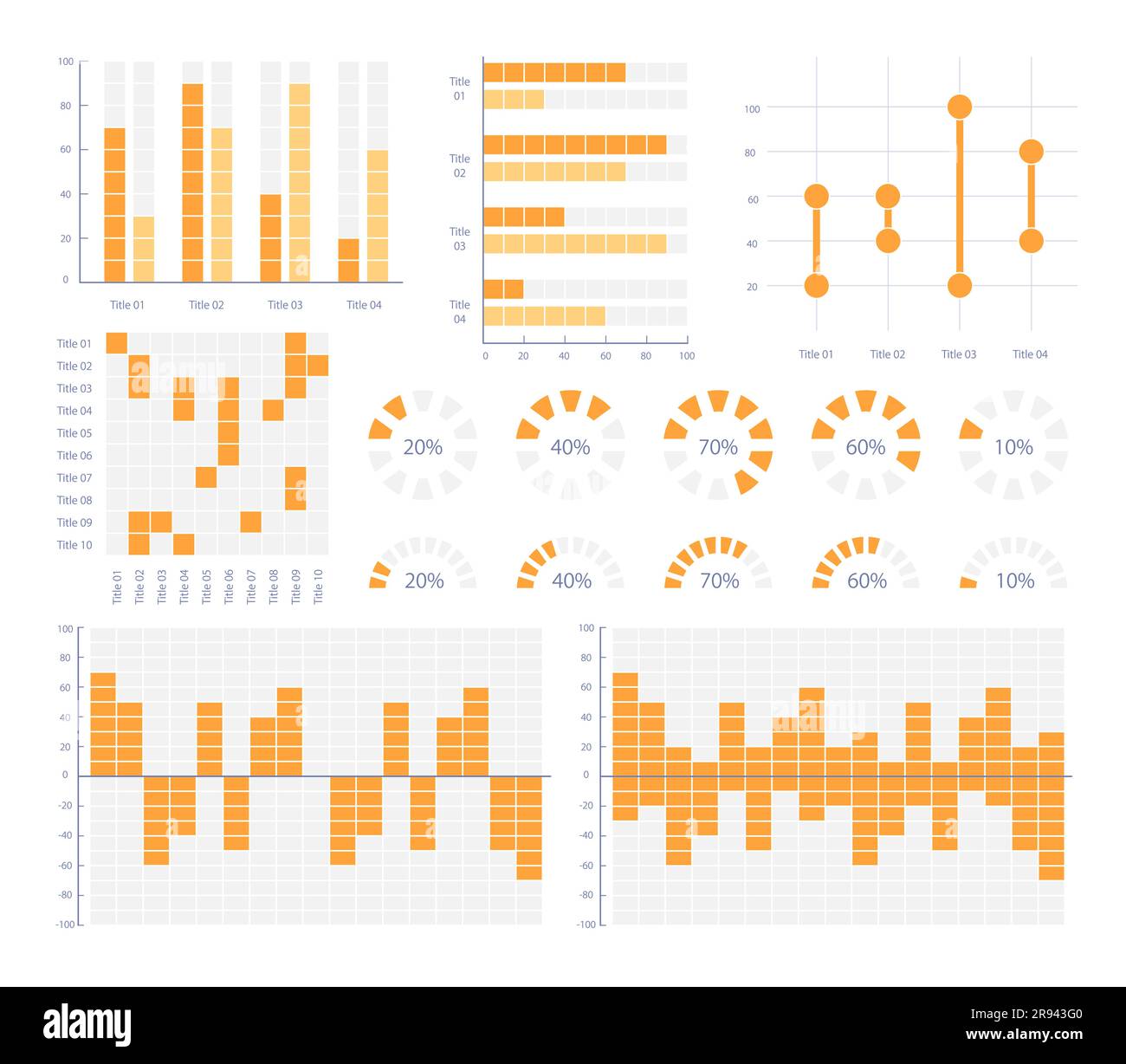 Business development results infographic chart design template set ...