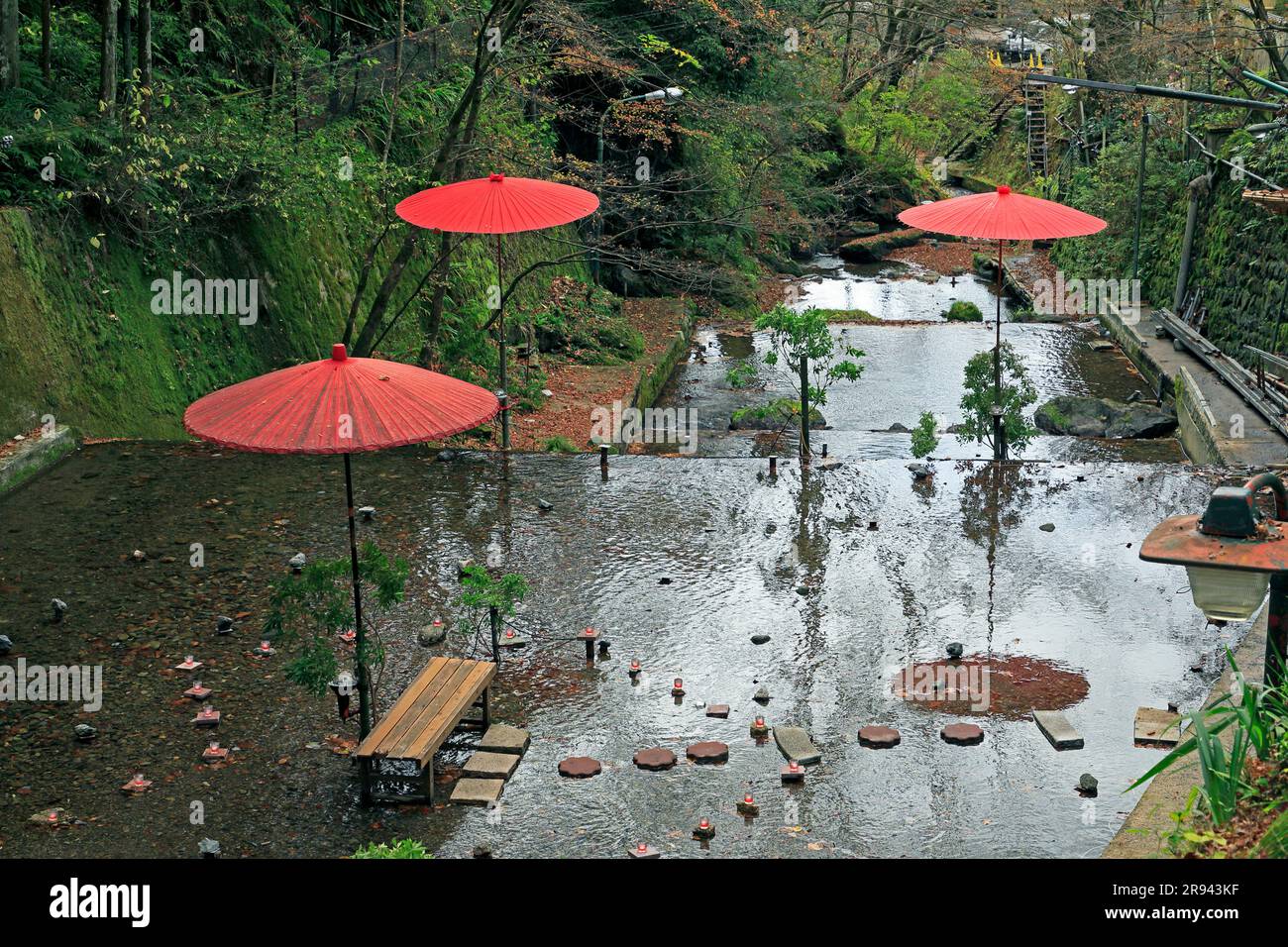 Kibune River along Kifune Shrine Stock Photo - Alamy