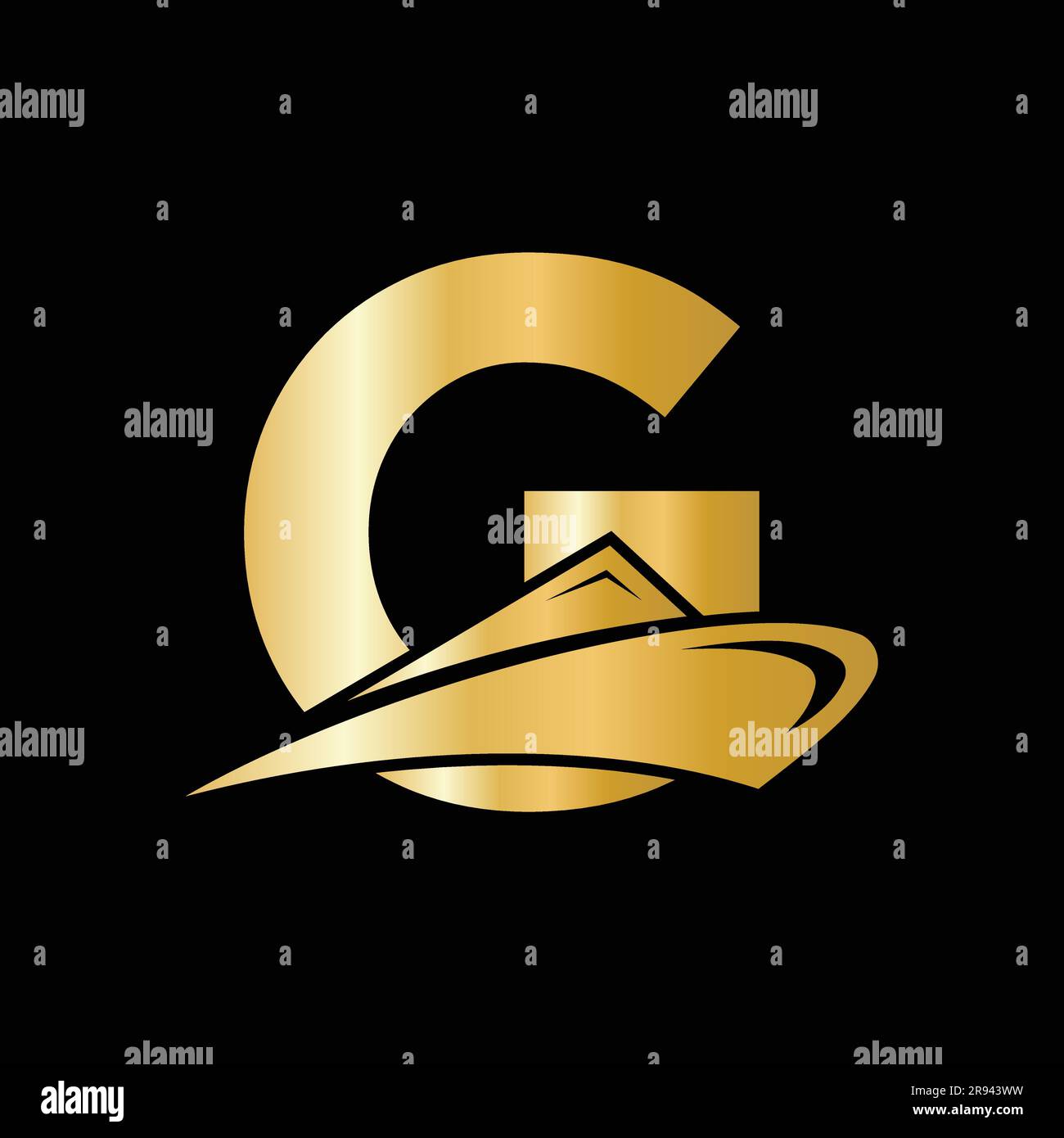 Letter g shipping container logo hi-res stock photography and images ...