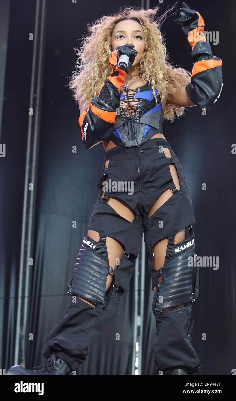 Tinashe in concert at the Hippodrome of Milan on the occasion of the I ...