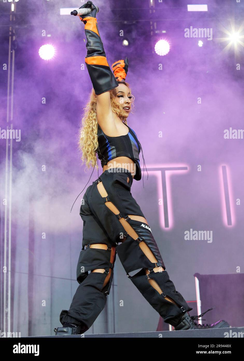 Tinashe in concert at the Hippodrome of Milan on the occasion of the I ...