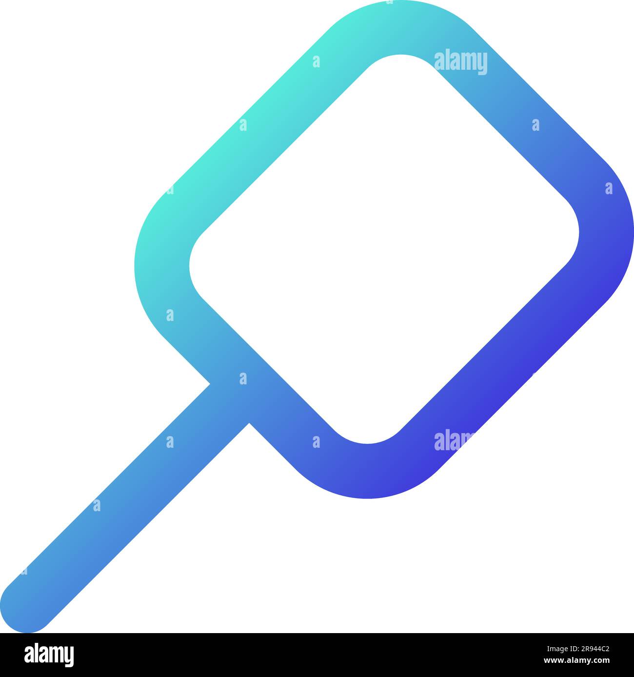Magnifying glass pixel perfect gradient linear ui icon Stock Vector Image & Art - Alamy