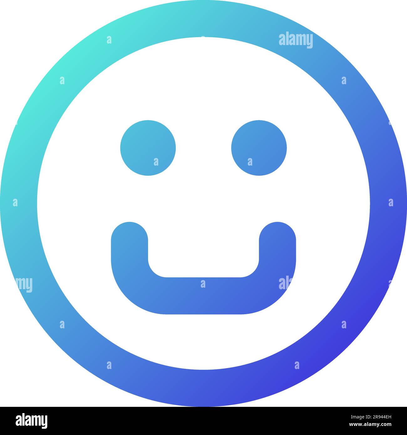 Emoticon pixel perfect gradient linear ui icon Stock Vector Image & Art ...
