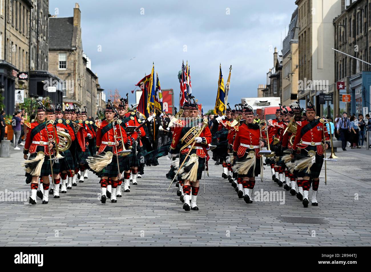 Edinburgh, Scotland, UK. 24th June 2023. Armed Forces Day celebrated by ...
