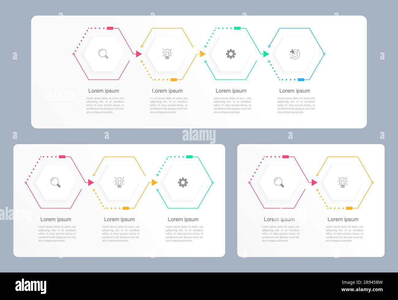 Sale project infographic chart design template set Stock Vector Image ...