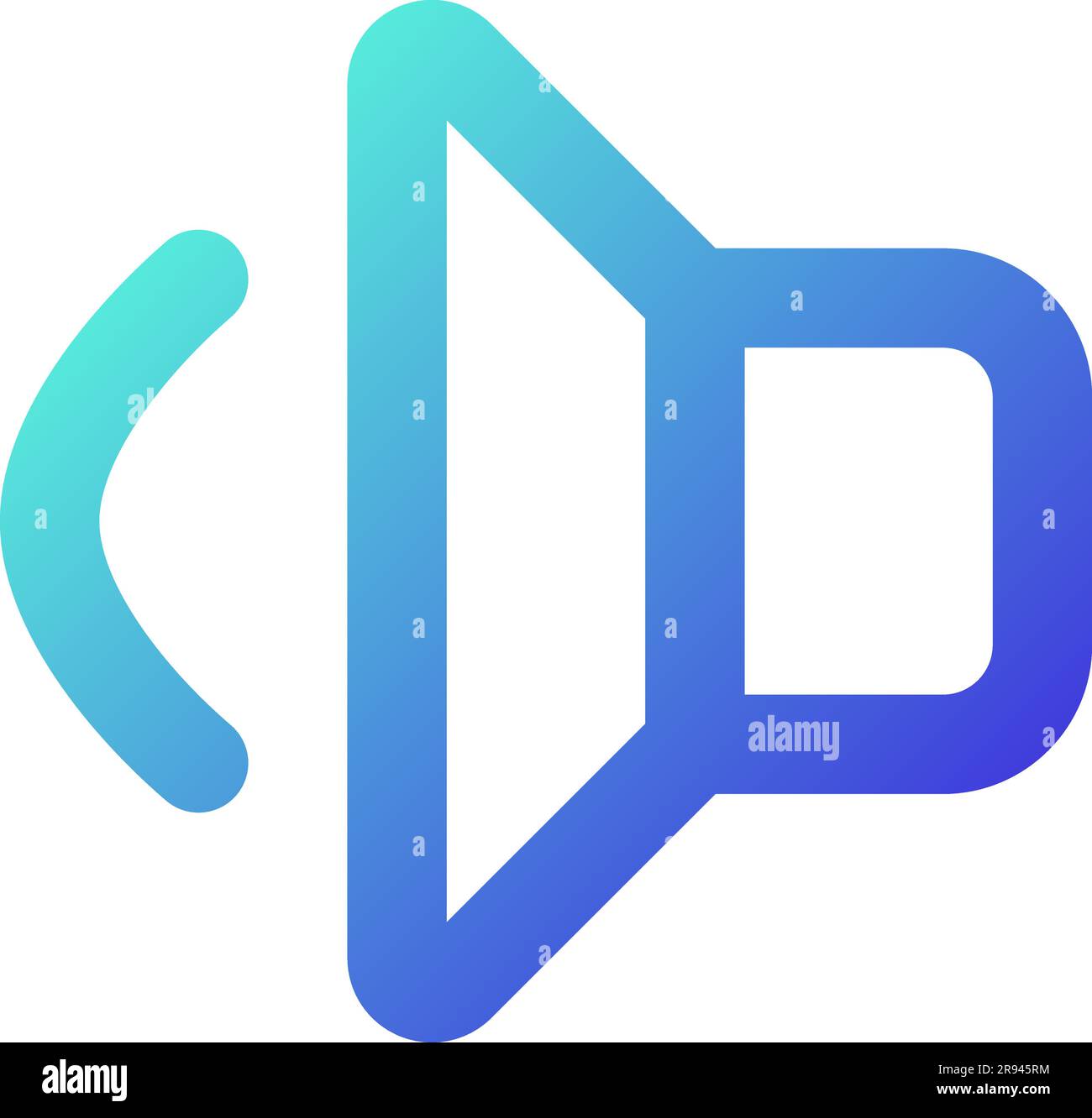 Volume pixel perfect gradient linear ui icon Stock Vector Image & Art ...