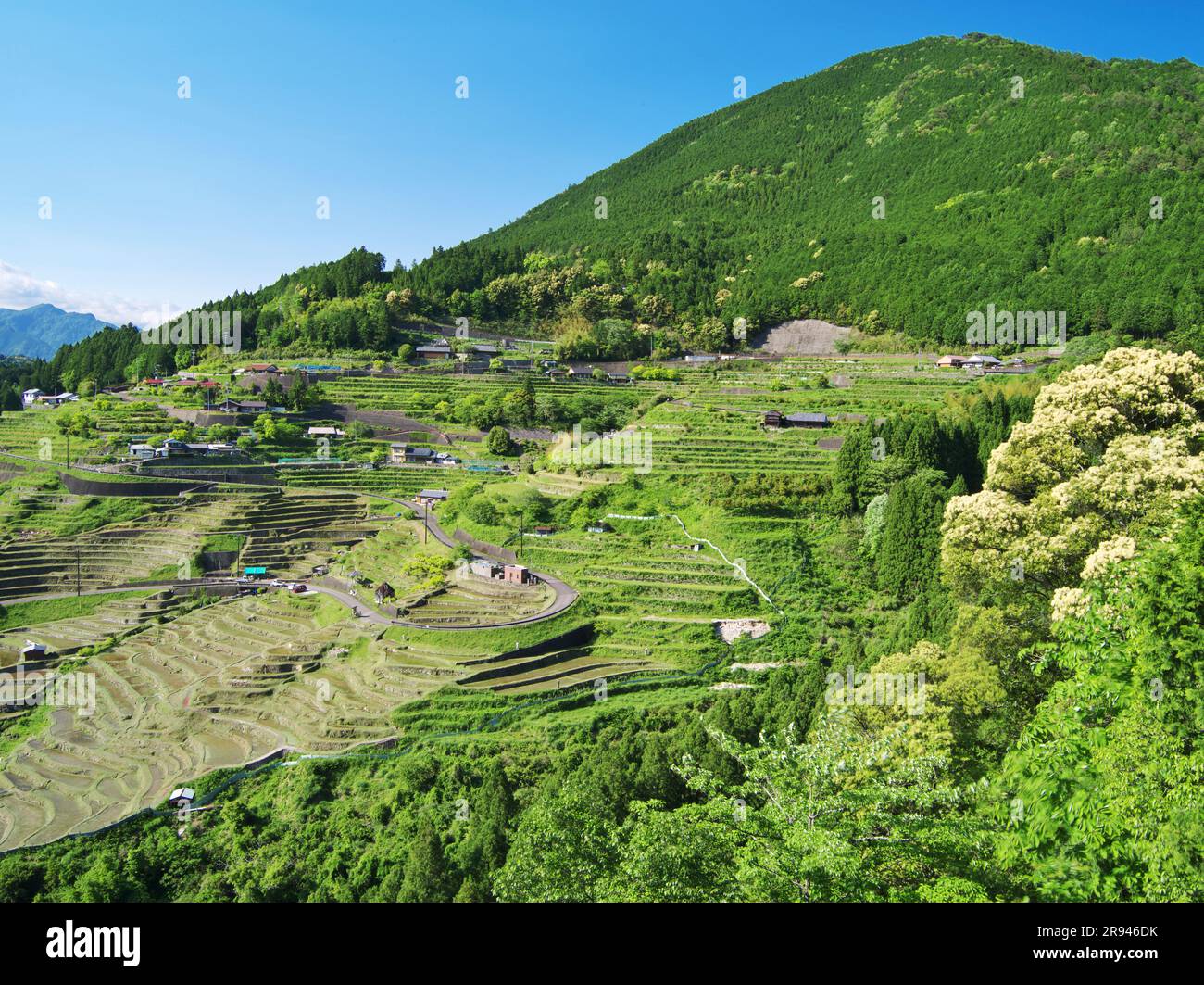 Hillside terrace japan hi-res stock photography and images - Alamy