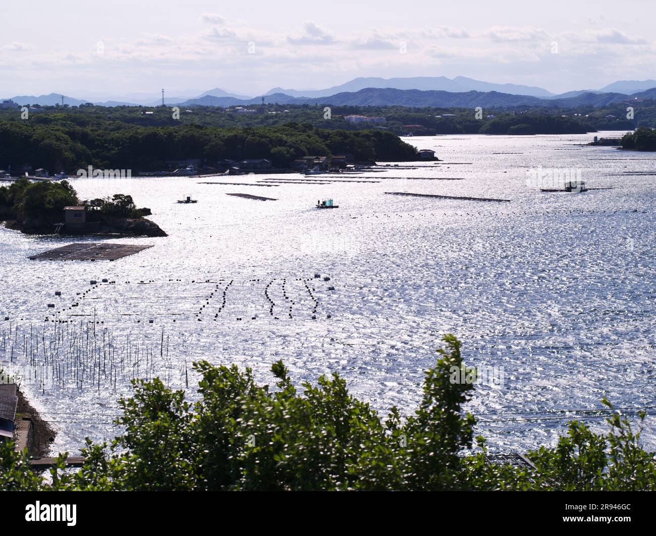 Evening View of Ago Bay Stock Photo - Alamy