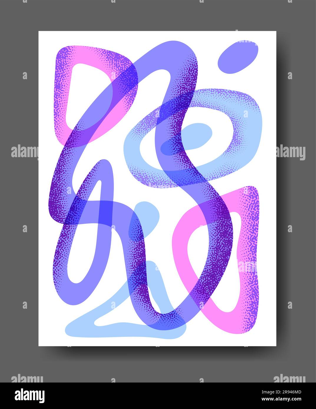Abstract curved lines vector illustration Stock Vector Image & Art - Alamy