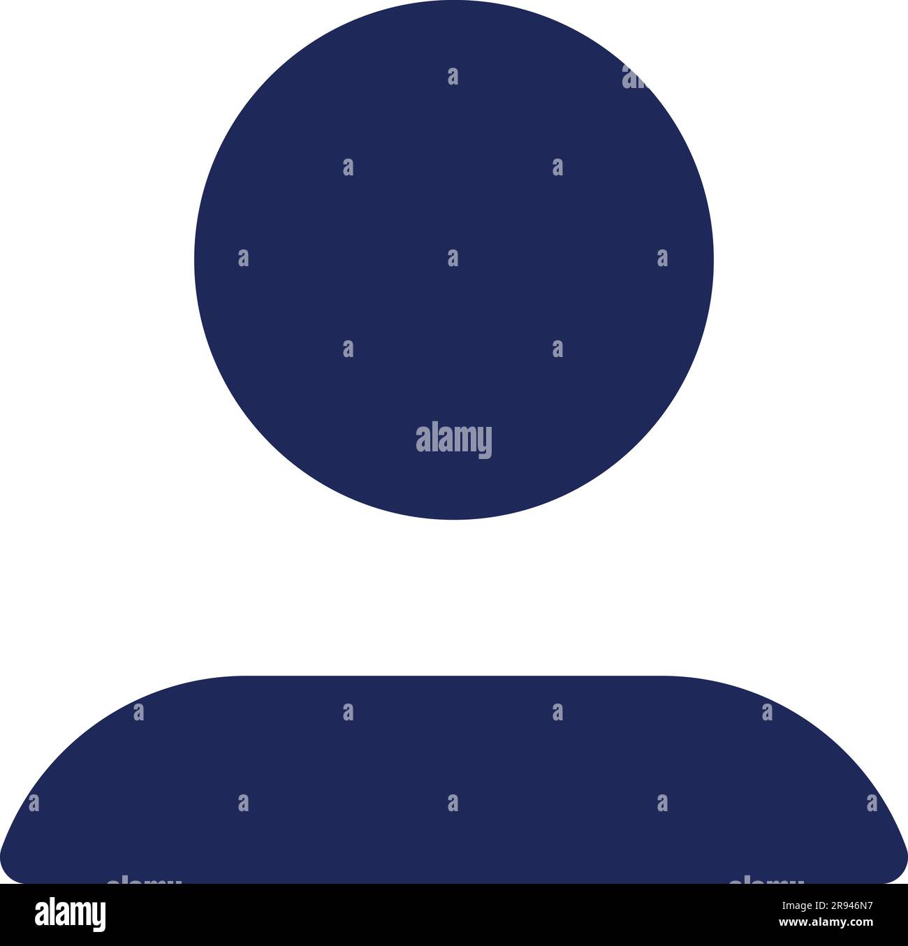 Minimalist user avatar icon hi-res stock photography and images - Alamy