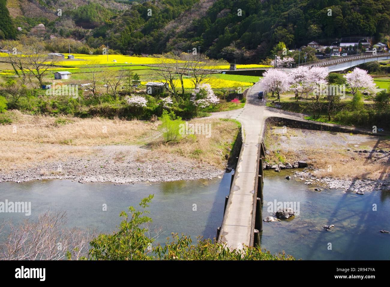 Daiichi Mishima Bridge and Shimanto River Stock Photo - Alamy