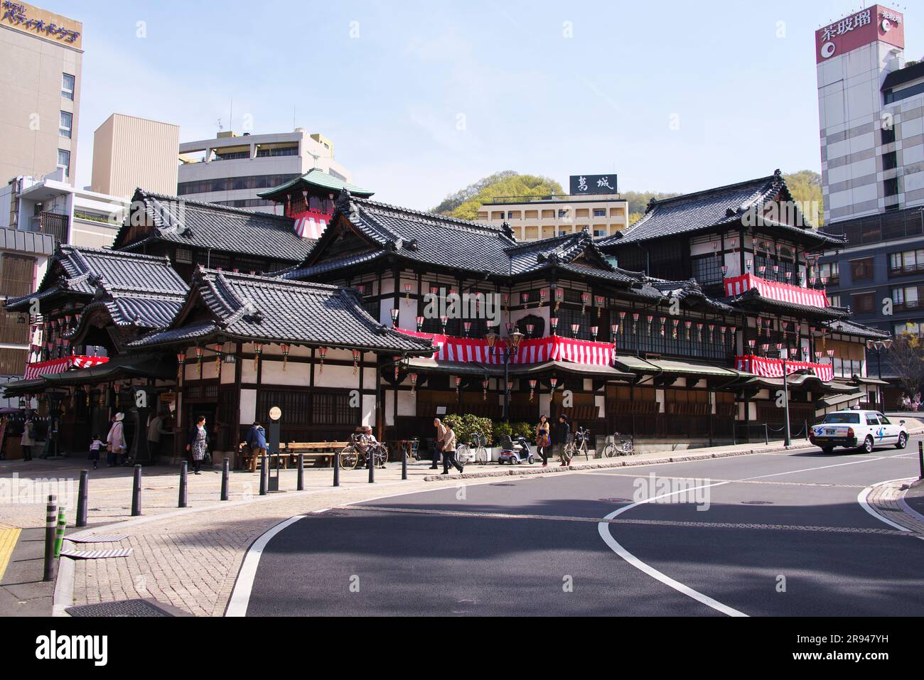 Dogo hot springs main hall Stock Photo - Alamy
