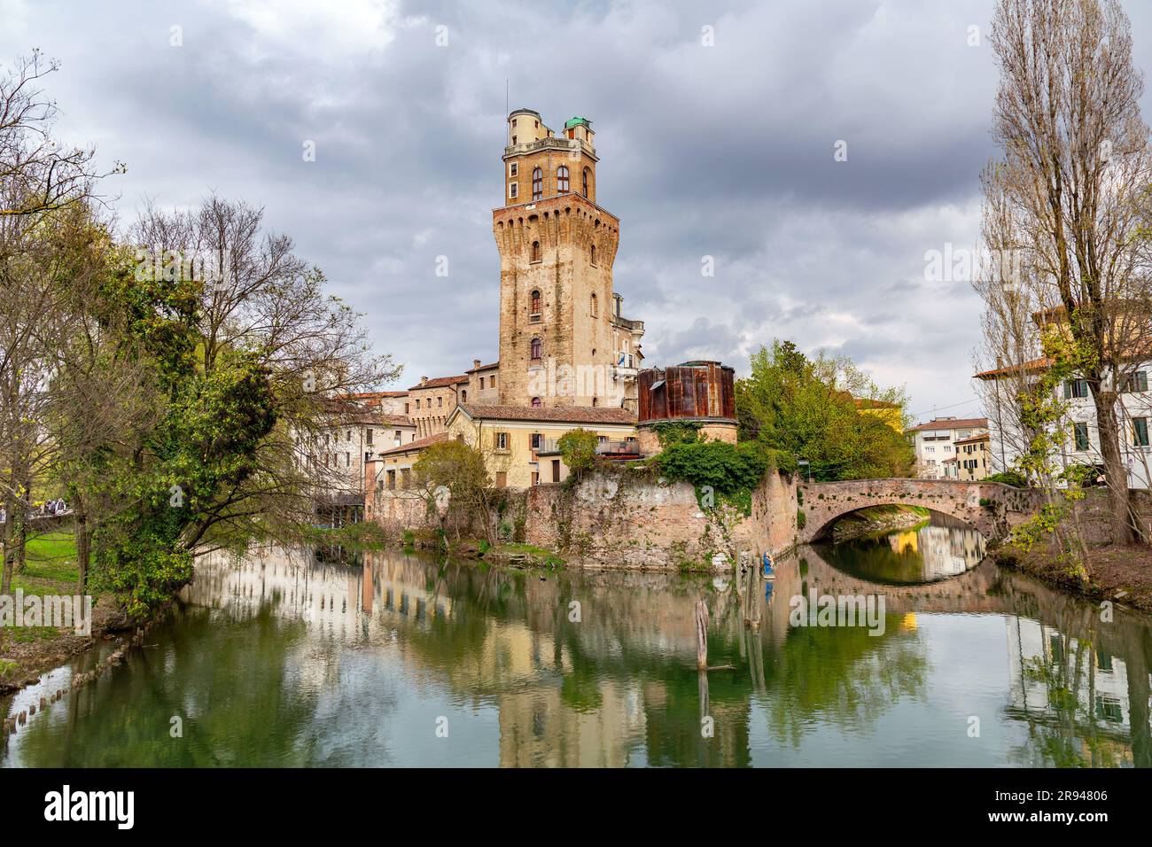 Padua, Italy - April 4, 2022: La Specola is a 14th-century tower ...