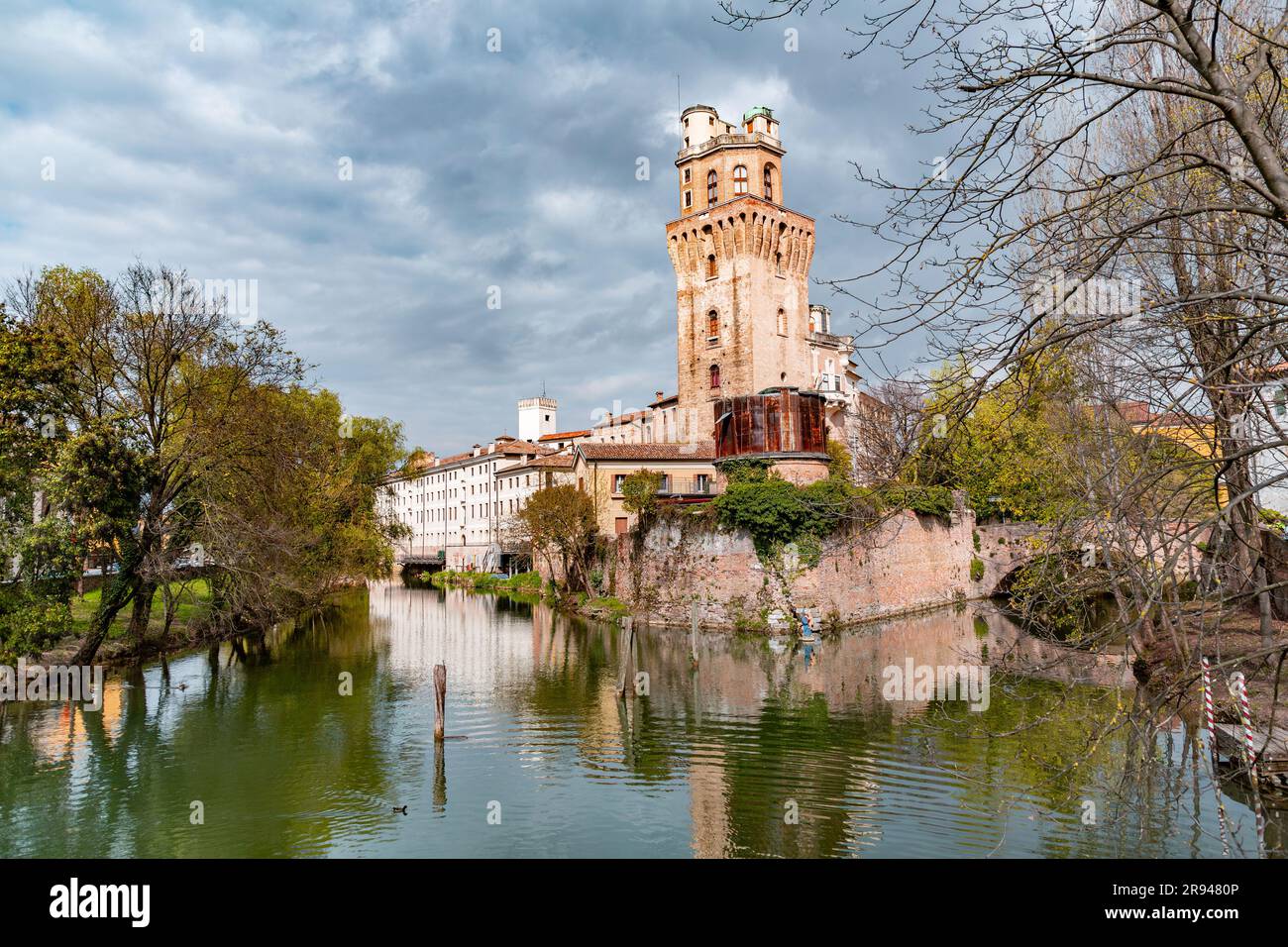 Padua, Italy - April 4, 2022: La Specola is a 14th-century tower ...