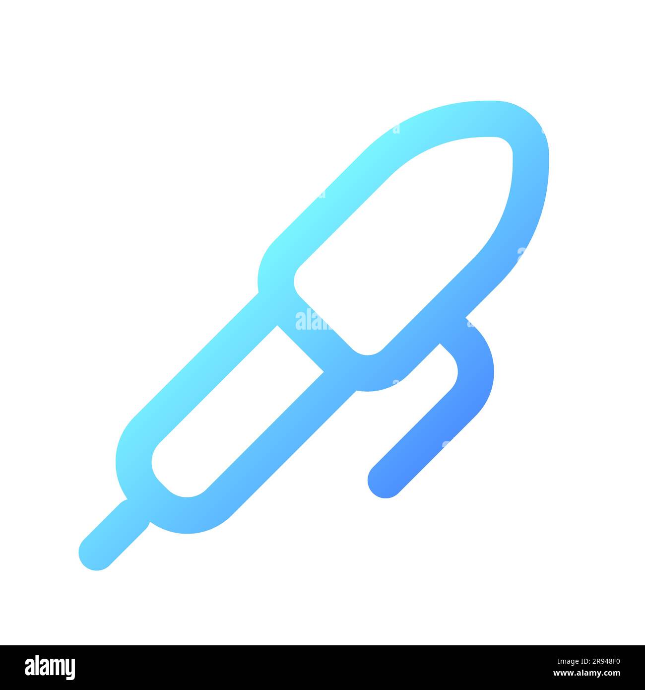Pen pixel perfect gradient linear ui icon Stock Vector Image & Art - Alamy