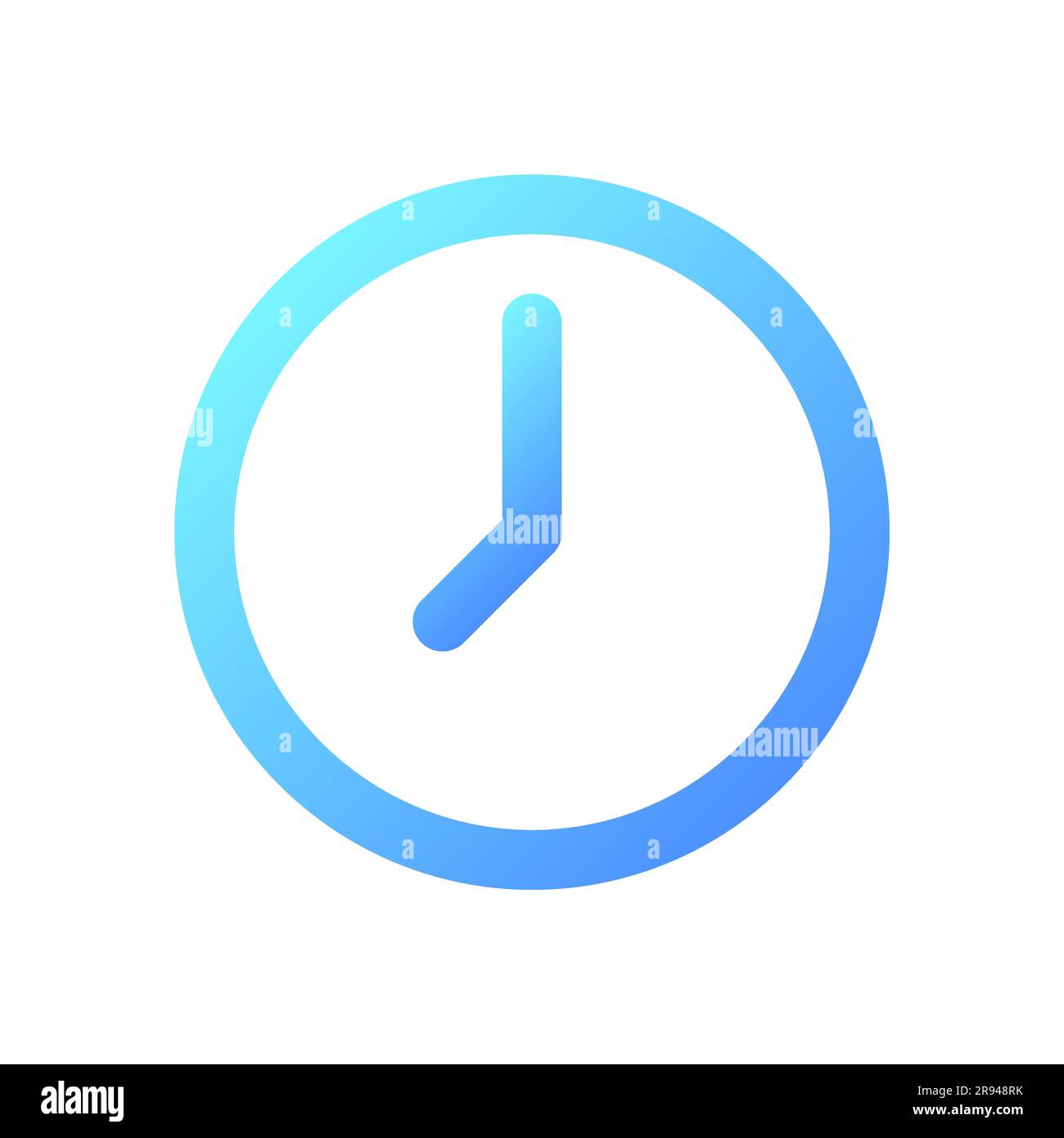 Clock pixel perfect gradient linear ui icon Stock Vector Image & Art - Alamy
